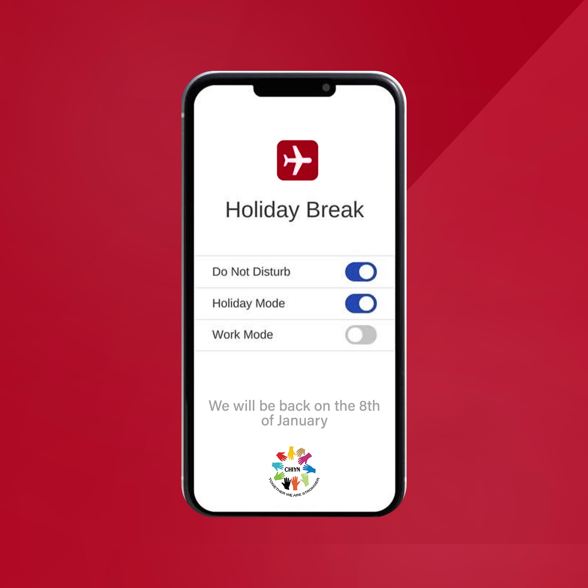 HOLIDAY BREAK – CHIYN INITIATIVE